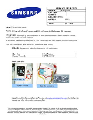 samsung-fridge-service-info | PDF