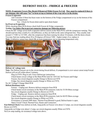samsung-fridge-service-info | PDF