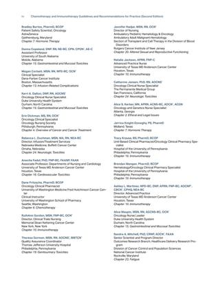 Chemotherapy And Immunotherapy Guidelines And Recommendations For ...