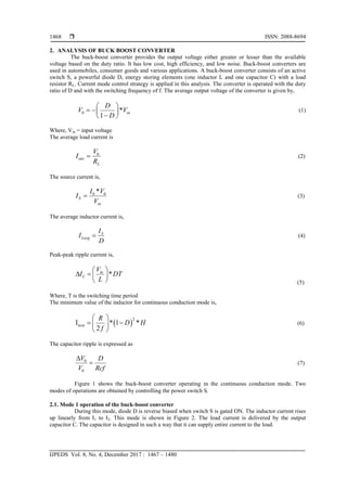 Control of Chaos in a Current Mode Controlled Buck Boost Converter Using Weak Periodic ...