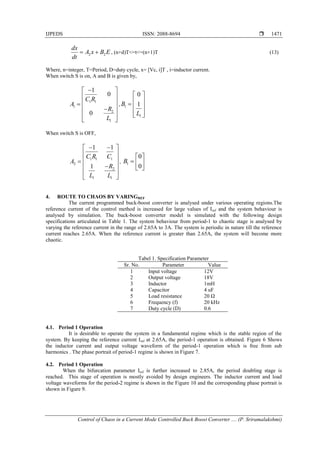 Control of Chaos in a Current Mode Controlled Buck Boost Converter ...