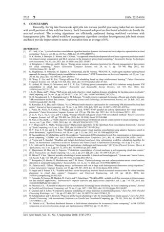 Performance aware algorithm design for elastic resource workflow management of cluster ...