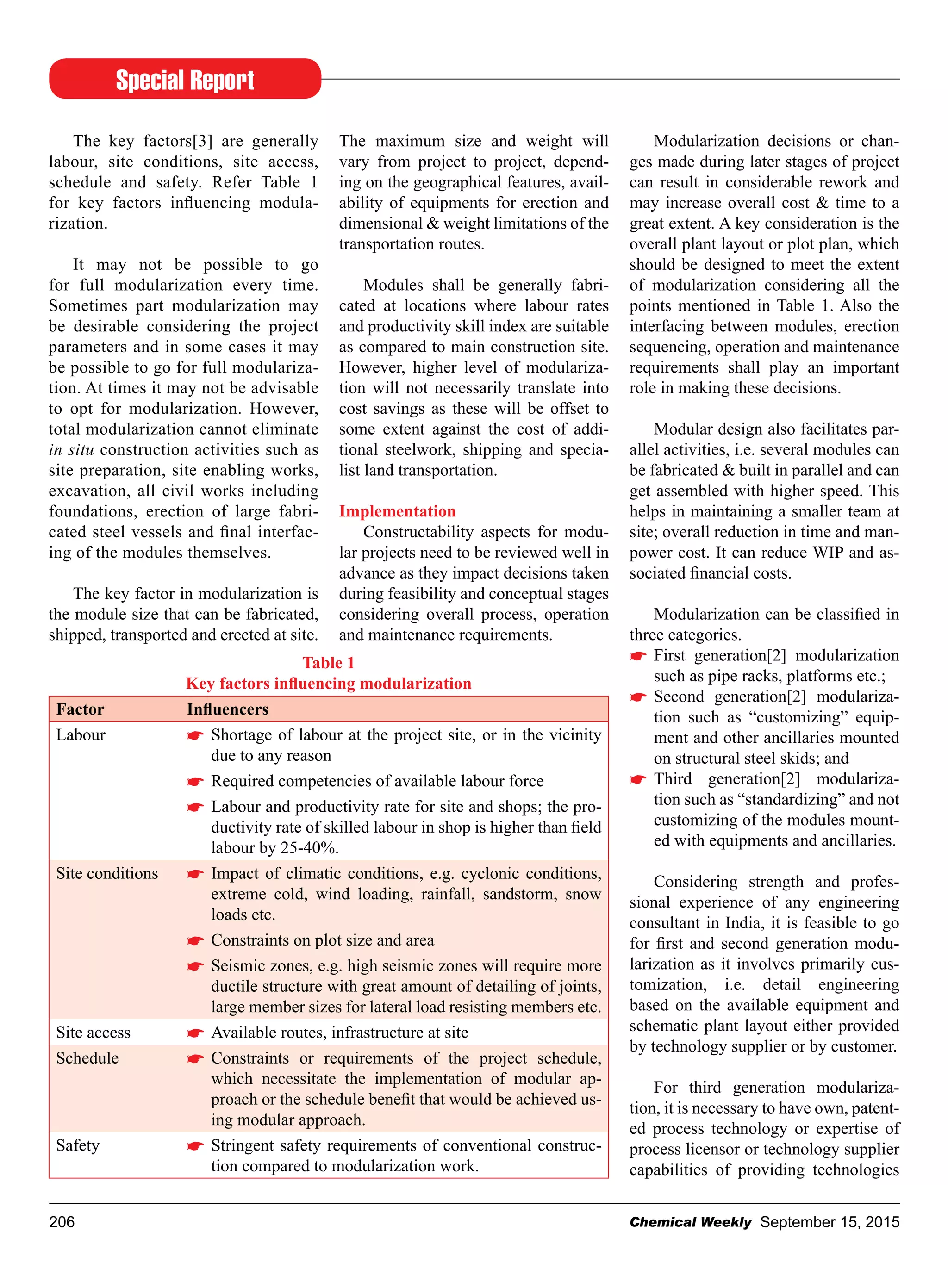 TCE Paper on Modular Engineering | PDF