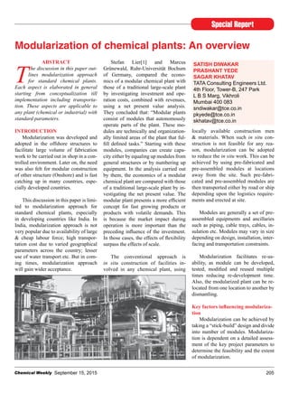 TCE Paper on Modular Engineering | PDF