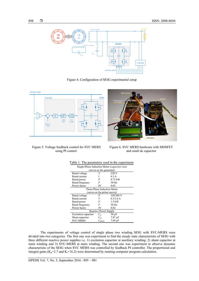 Voltage Control of Single-Phase Two Winding Self Excited Induction Generator Using SVC-MERS for ...