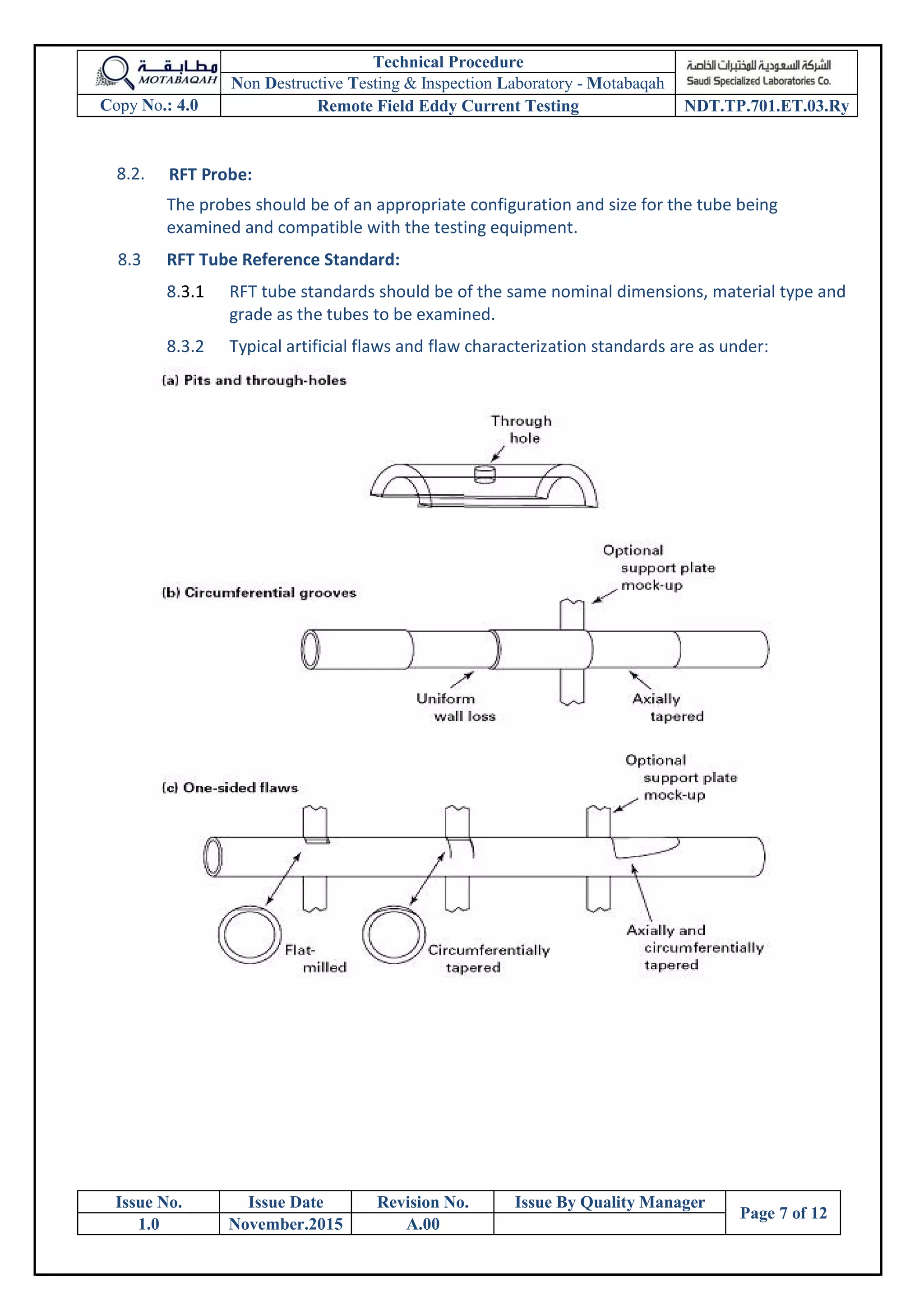292751693 eddy-current-rft-procedure | PDF