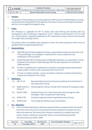 292751693 eddy-current-rft-procedure | PDF