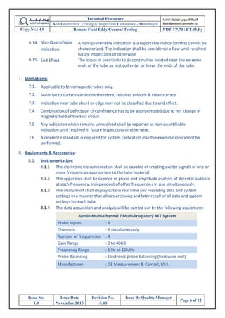292751693 eddy-current-rft-procedure | PDF