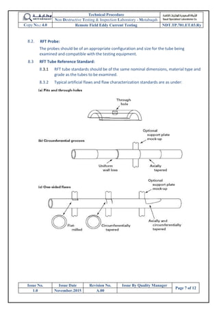 292751693 eddy-current-rft-procedure | PDF