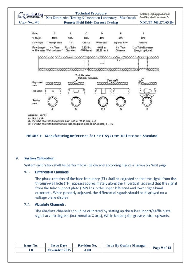 292751693 eddy-current-rft-procedure | PDF