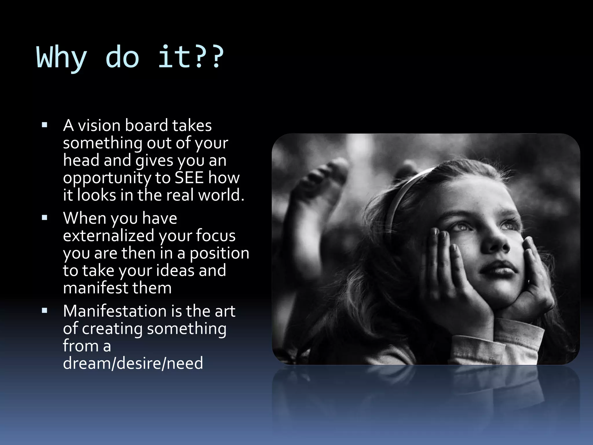 create the perfect vision board | PPTX | Eye and Vision Conditions ...