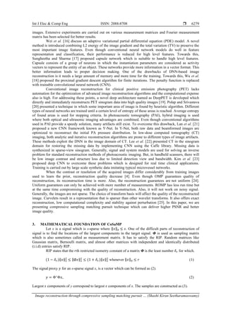 Image reconstruction through compressive sampling matching pursuit and curvelet transform | PDF