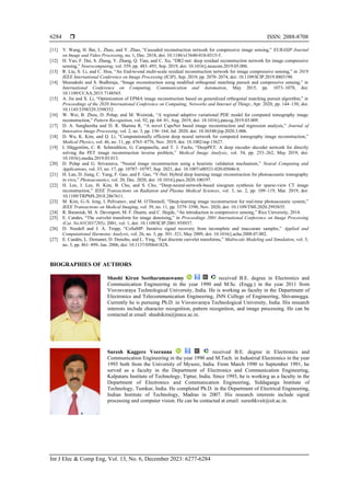 Image reconstruction through compressive sampling matching pursuit and curvelet transform | PDF