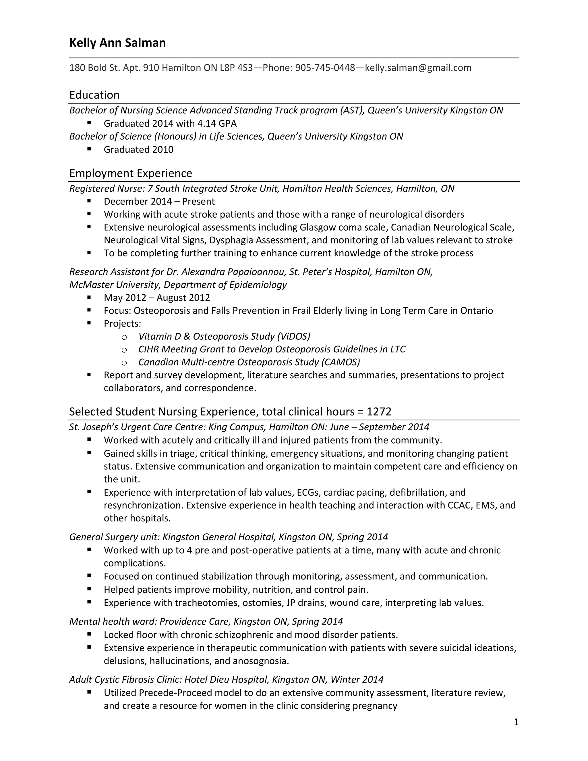 Resume_Salman_2015 | PDF
