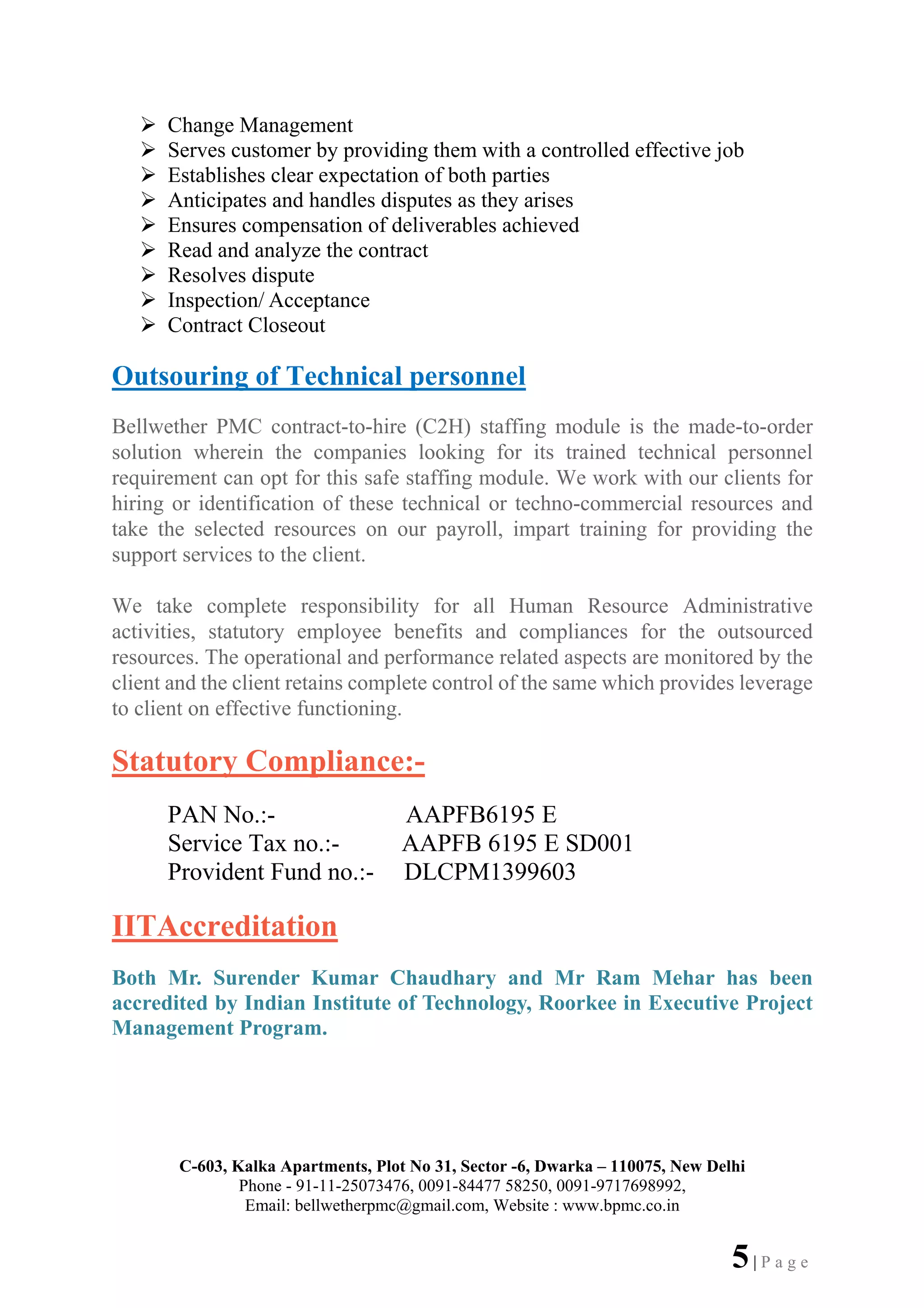 Bellwether profile | PDF