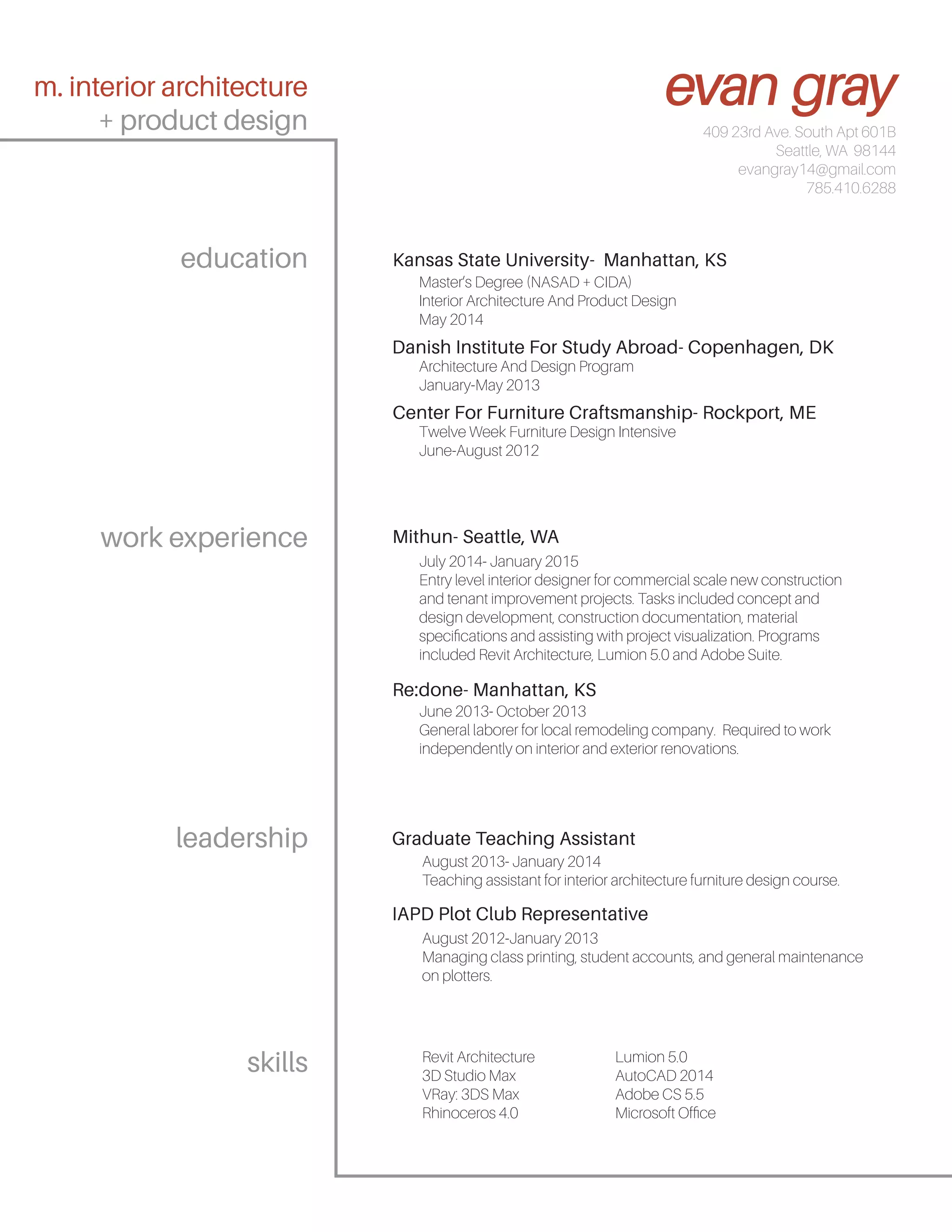 Evan Gray_Resume | PDF