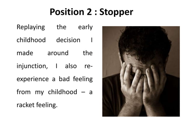 Position 2 stopper (mini script) transactional analysis - Manu Melwin ...