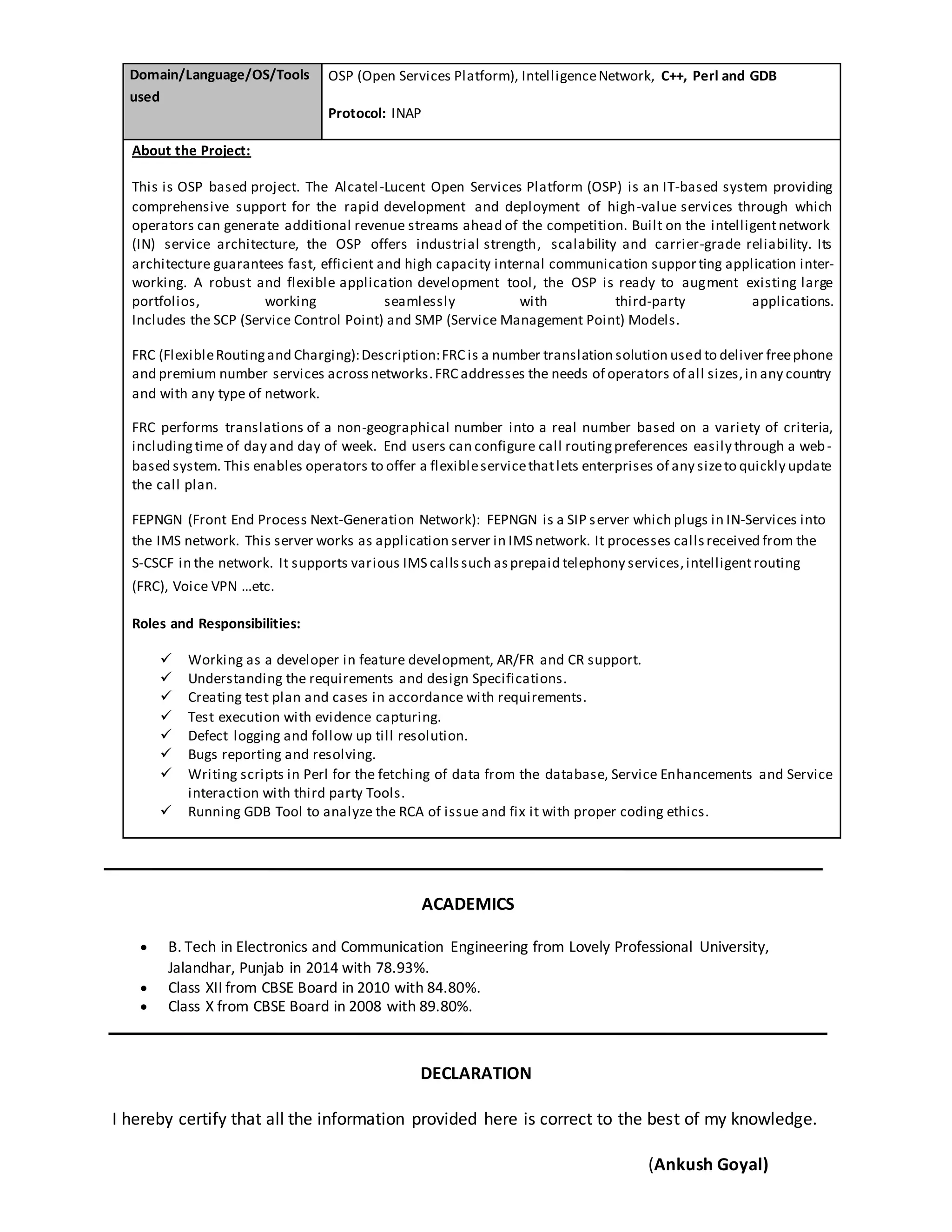 Ankush_Goyal_Resume_2years_Exp | DOCX