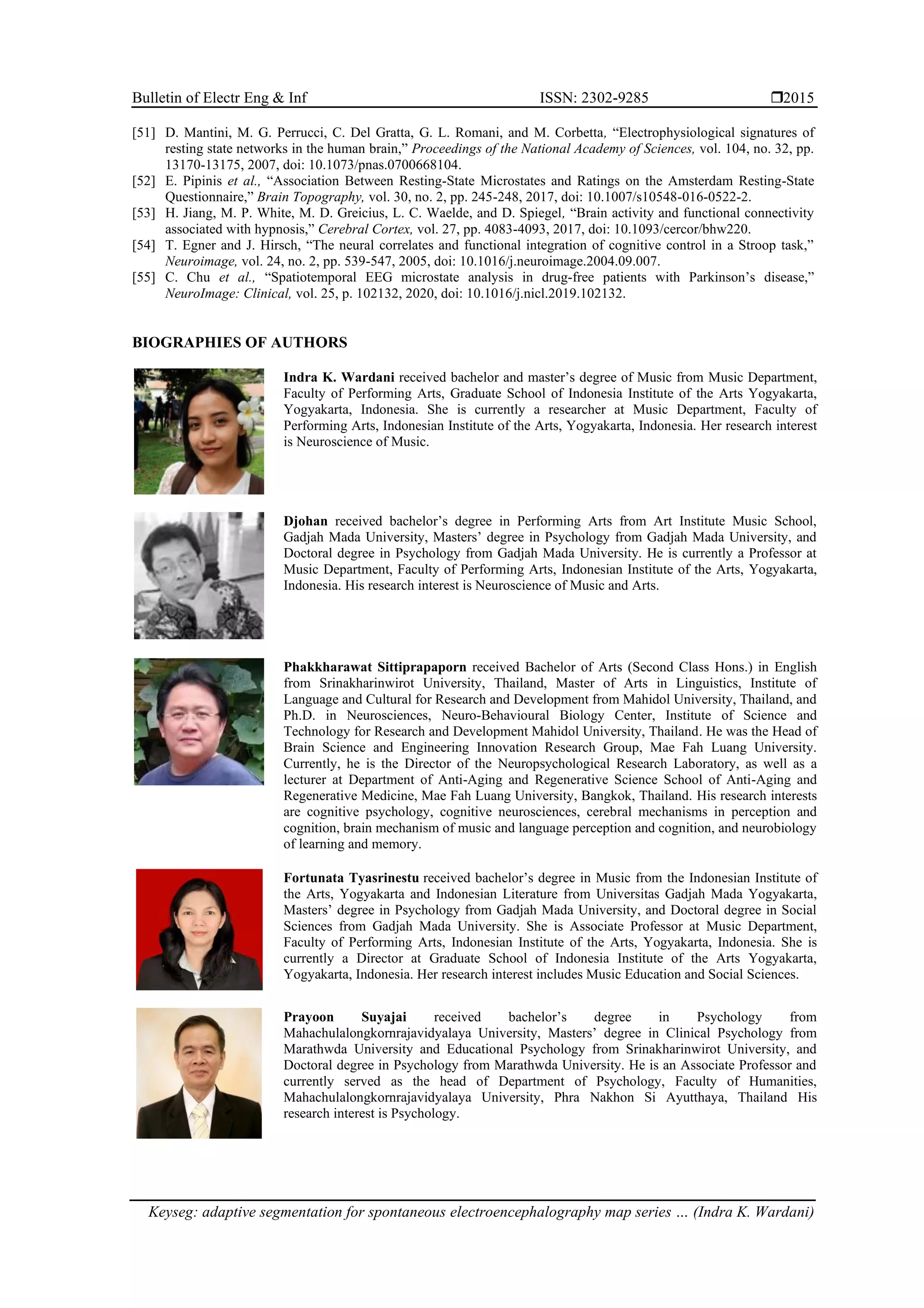 Keyseg: adaptive segmentation for spontaneous electroencephalography map series into spatially ...