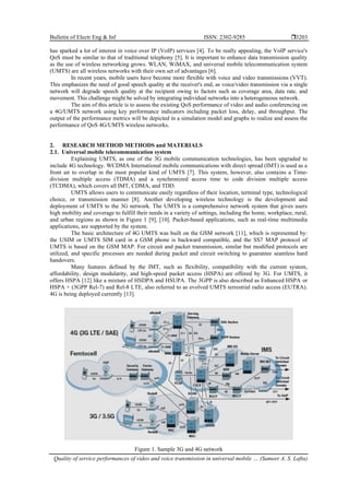 Quality of service performances of video and voice transmission in universal mobile ...