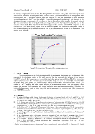 Quality of service performances of video and voice transmission in ...
