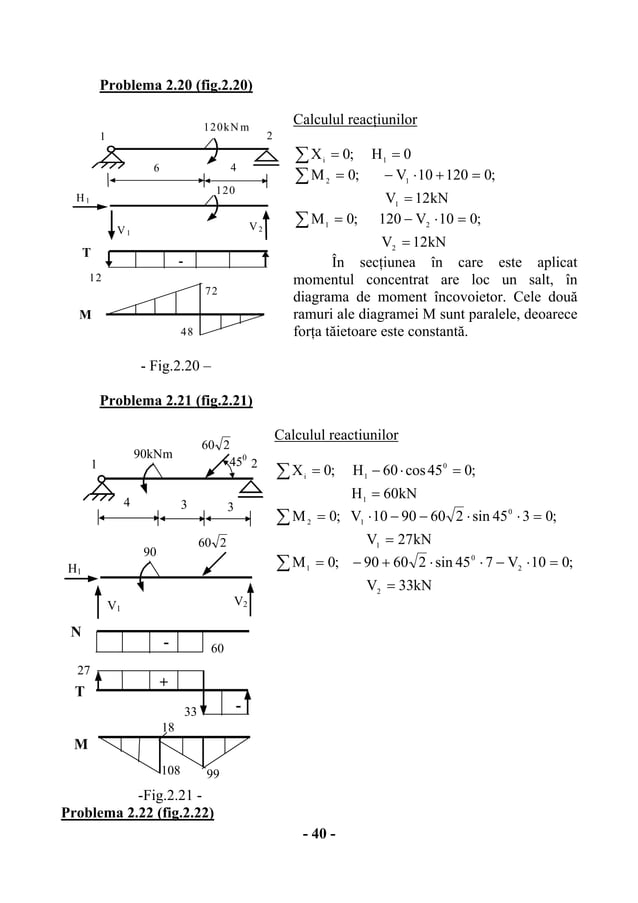 29315314 structuri-static-determinate-aplicatii | PDF