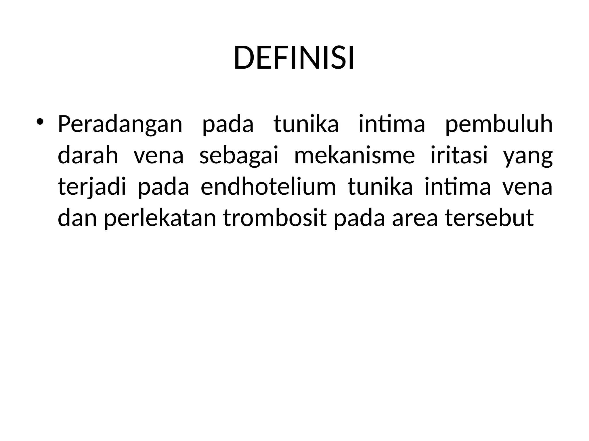 POWER POINT PHLEBITIS EDUKASI DAN TANDA PHLEBITIS | PPTX
