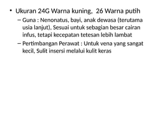 POWER POINT PHLEBITIS EDUKASI DAN TANDA PHLEBITIS | PPTX