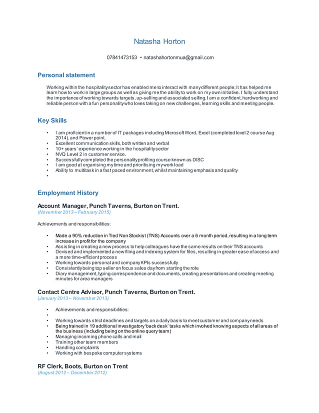 CV 2015 | PDF