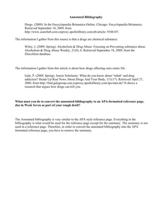Annotated Bibliography2 | PDF