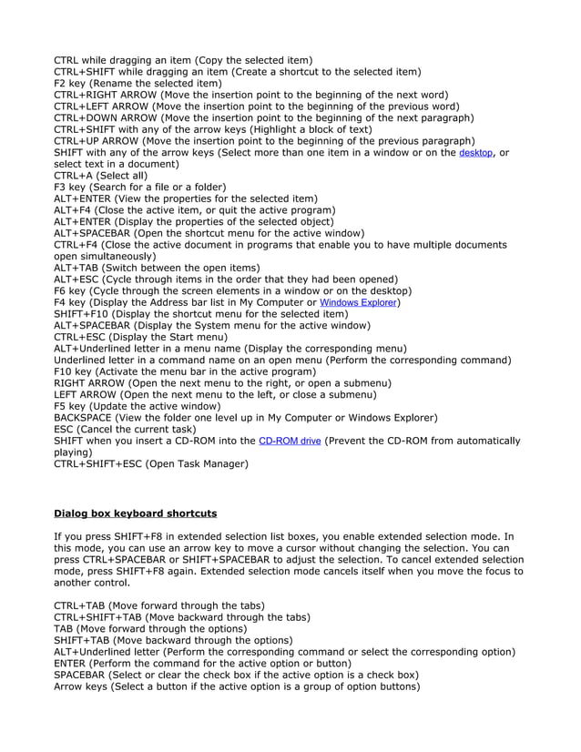 Windows Xp Home Pro Run Commands An Pdf