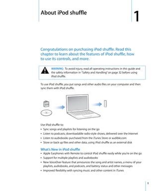 iPod Shuffle 3rd Gen - User Guide | PDF