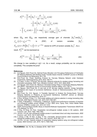 Exploiting Outage Performance of Wireless Powered NOMA | PDF | Computer Networking | Computing