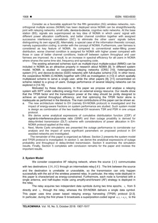 Exploiting Outage Performance of Wireless Powered NOMA | PDF | Computer Networking | Computing