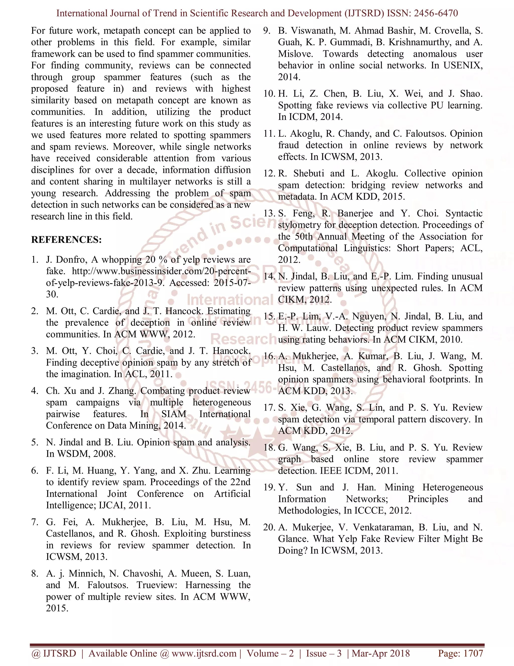 Netspam: An Efficient Approach to Prevent Spam Messages using Support ...