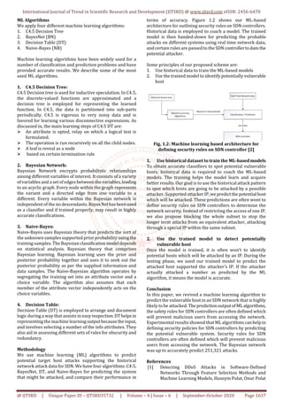 Review Paper on Predicting Network Attack Patterns in SDN using ML | PDF