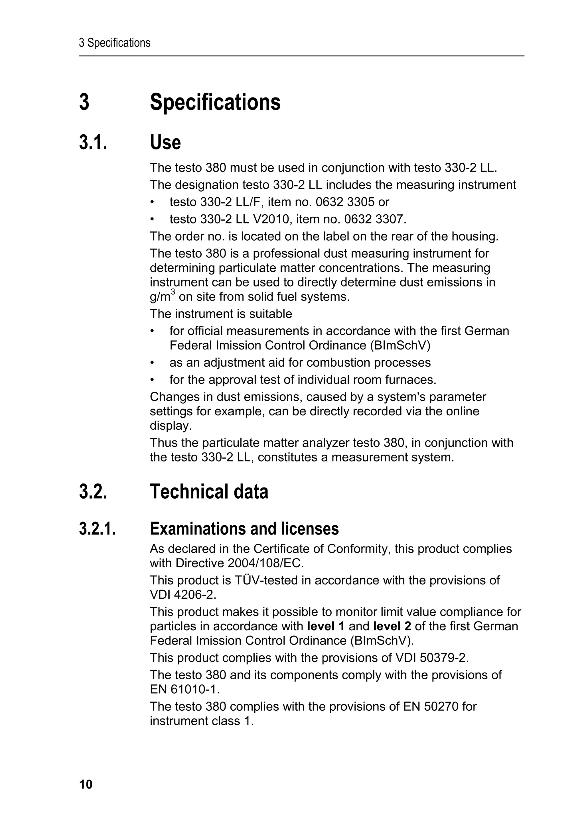 Hướng dẫn sử dụng Testo 380 | PDF