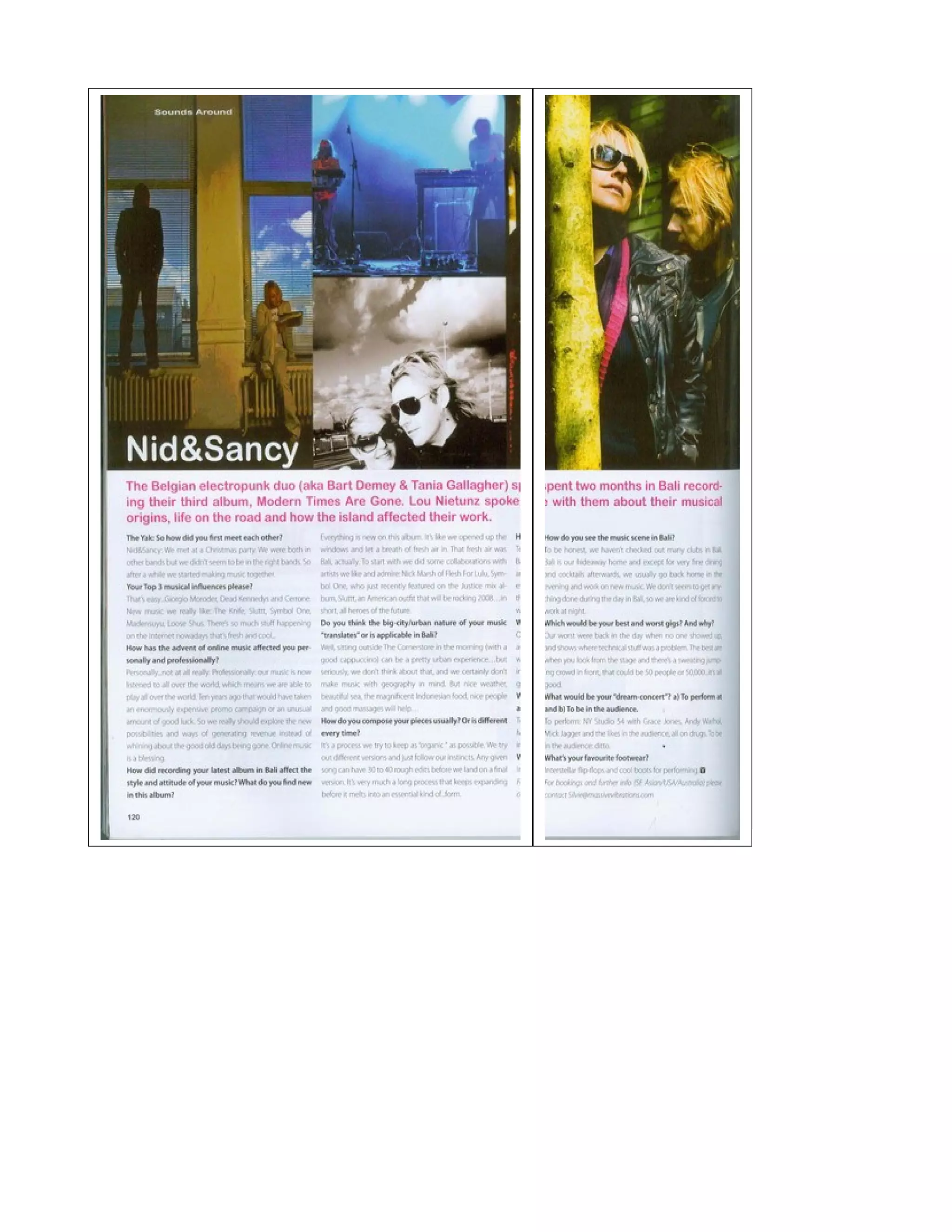 NId& Sancy Reviews @ The Yak | PDF