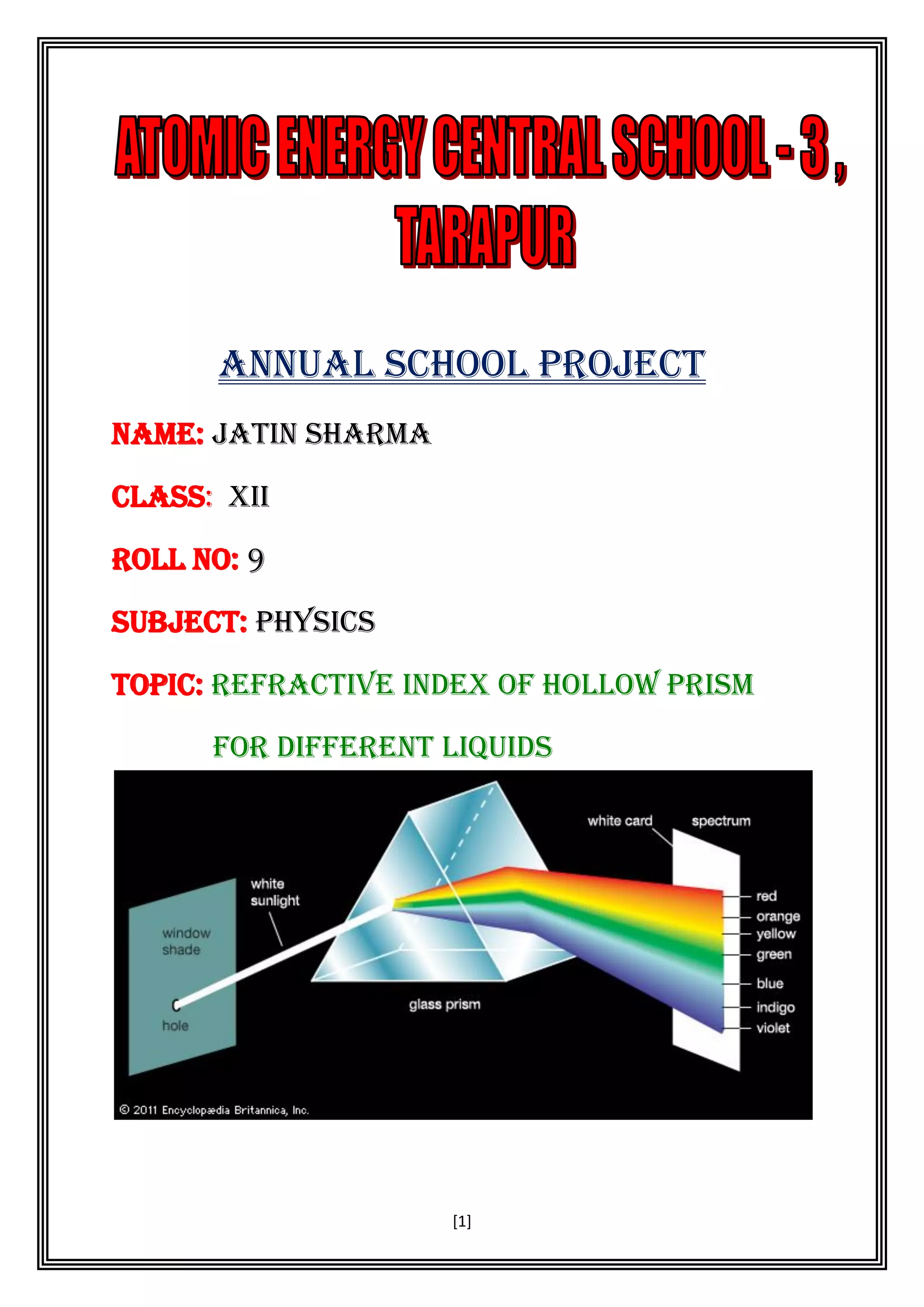 294793298-Physics-PROJECT-class-12th.pdf | Physics | Science