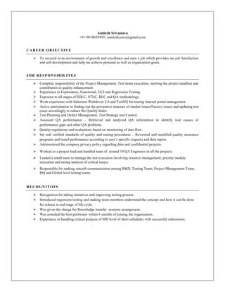 Resume_Amitesh | PDF