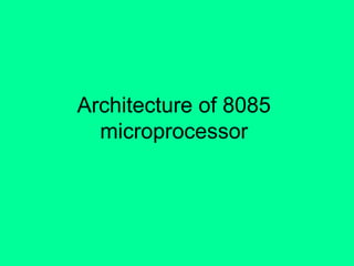 8085-microprocessor | PPT