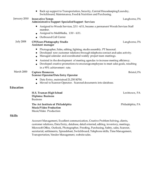 Tracy Holley Resume 1 (5) | PDF