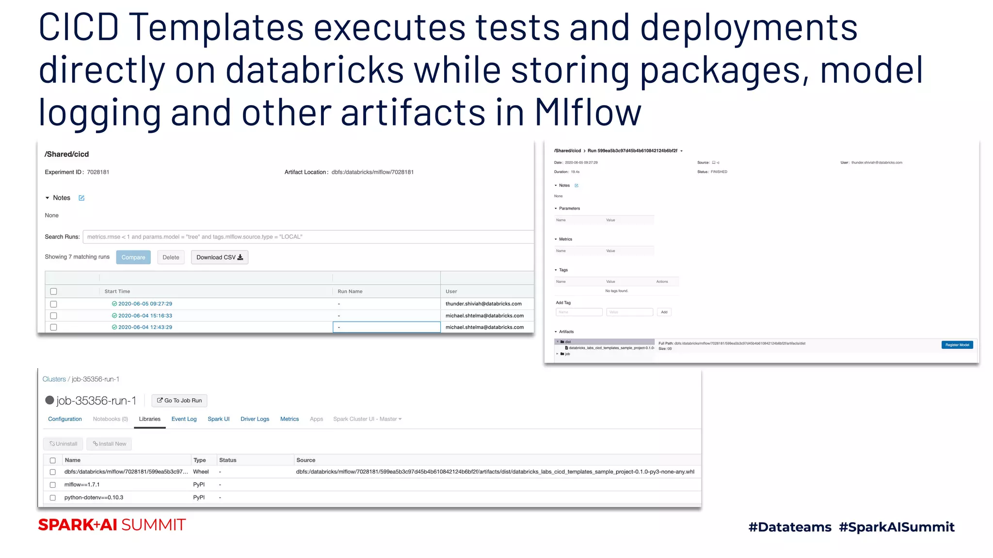 Continuous Delivery of ML-Enabled Pipelines on Databricks using MLflow ...