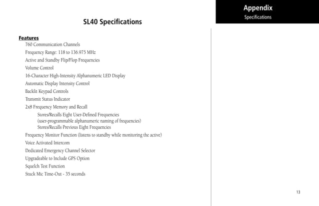 294 sl40 pilotsguide | PPT