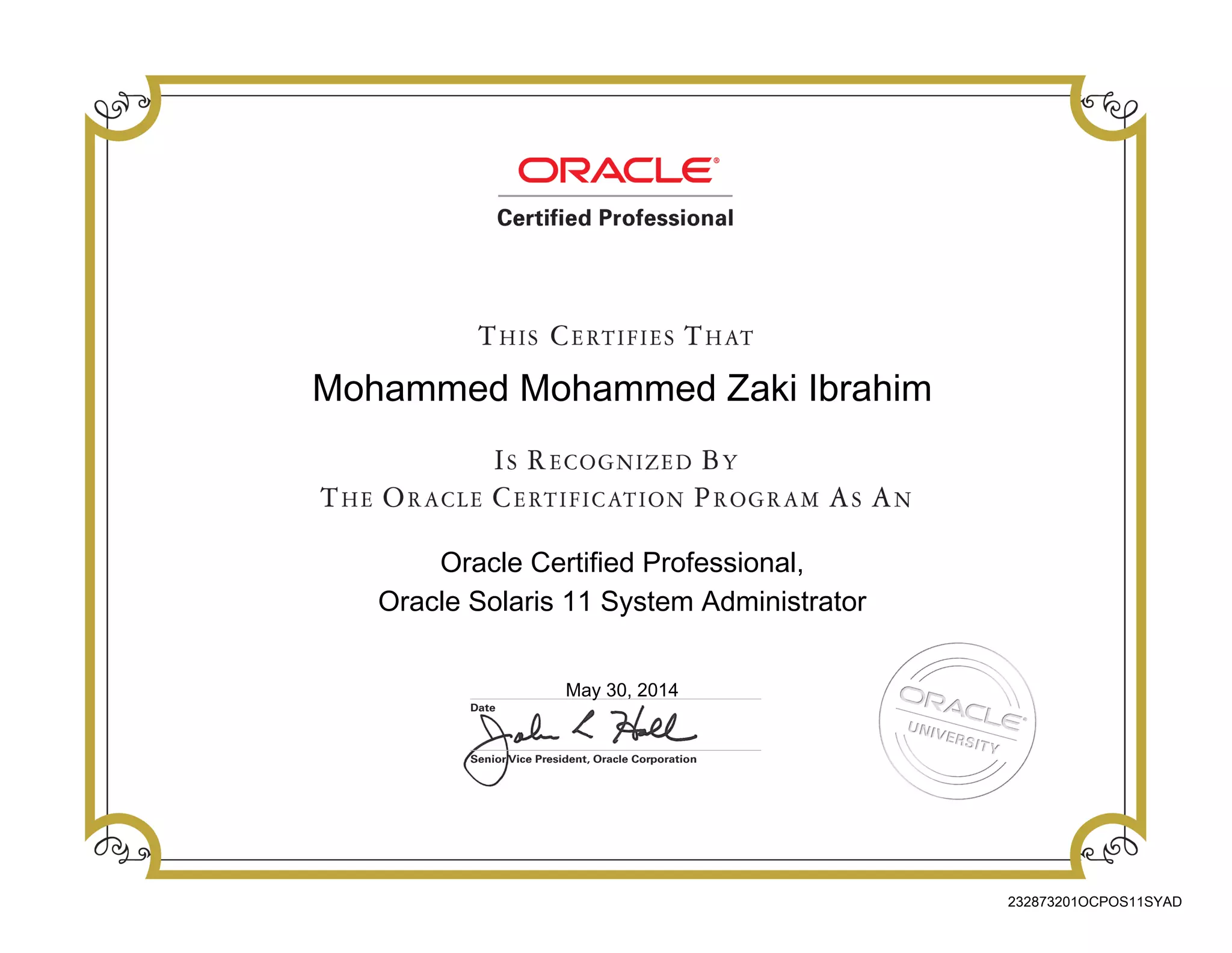 Mohammed Mohammed Zaki OCP | PDF