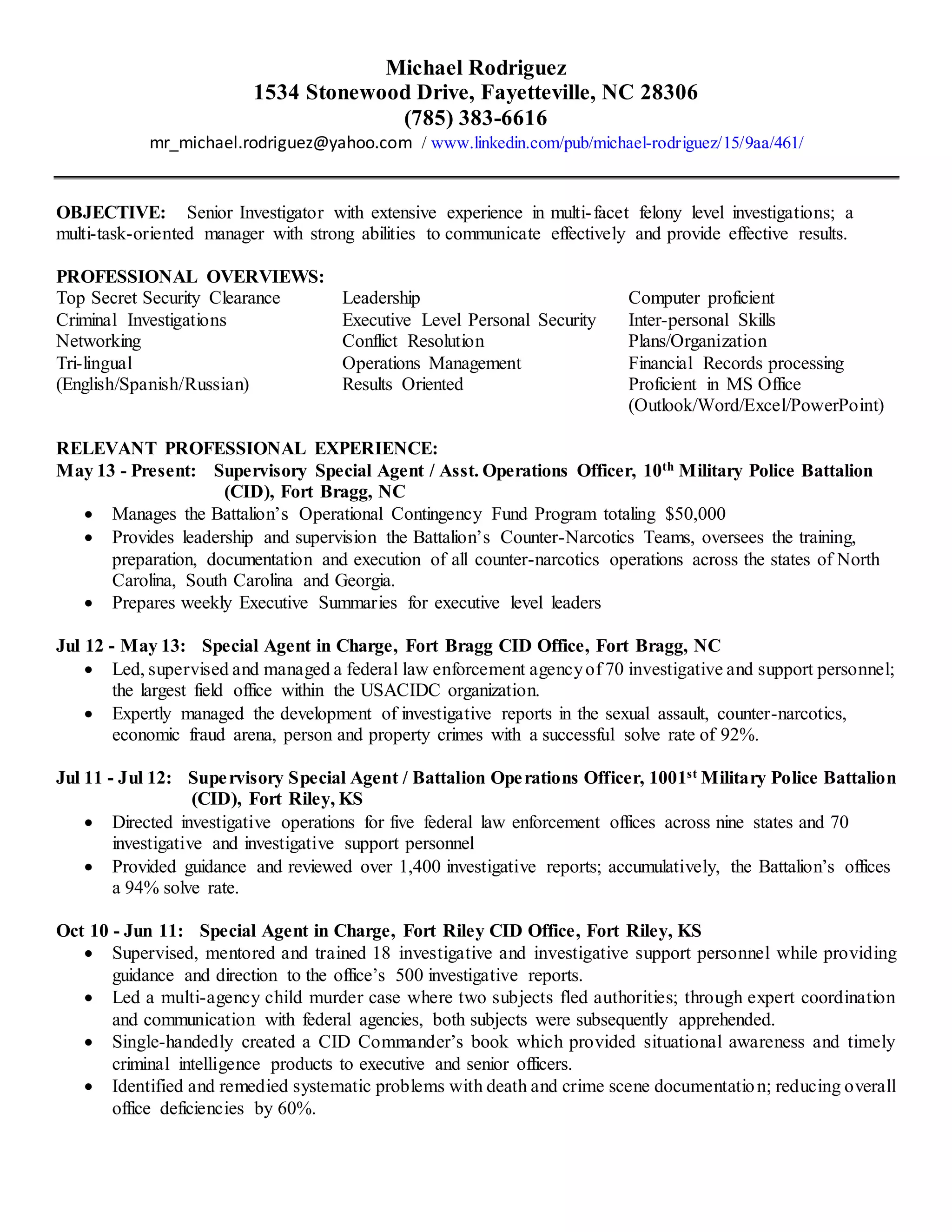 M. Rodriguez Resume | DOCX