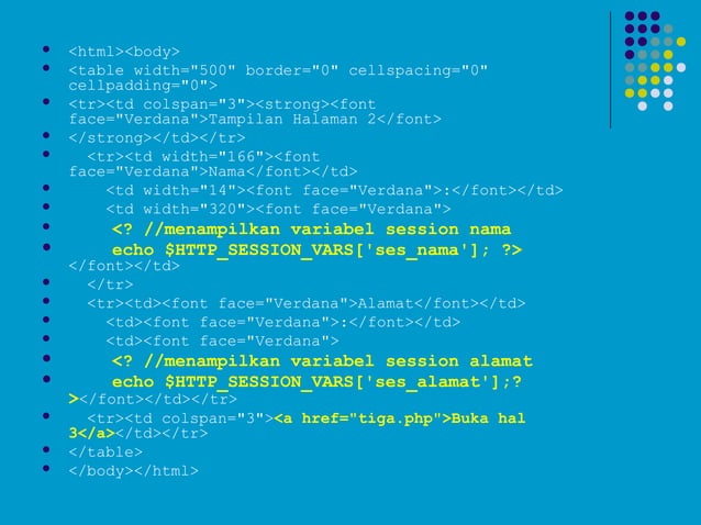 29510 pertemuan18(form method-get-post-dan-session(1)) | PPT