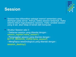 29510 pertemuan18(form method-get-post-dan-session(1)) | PPT