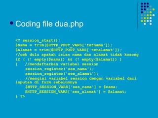 29510 pertemuan18(form method-get-post-dan-session(1)) | PPT