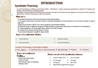 Syndication finance 06 08 15 | PPT